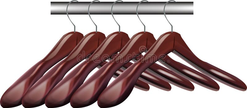 Hanger stock vector. Illustration of apparel, pole, empty - 12392275