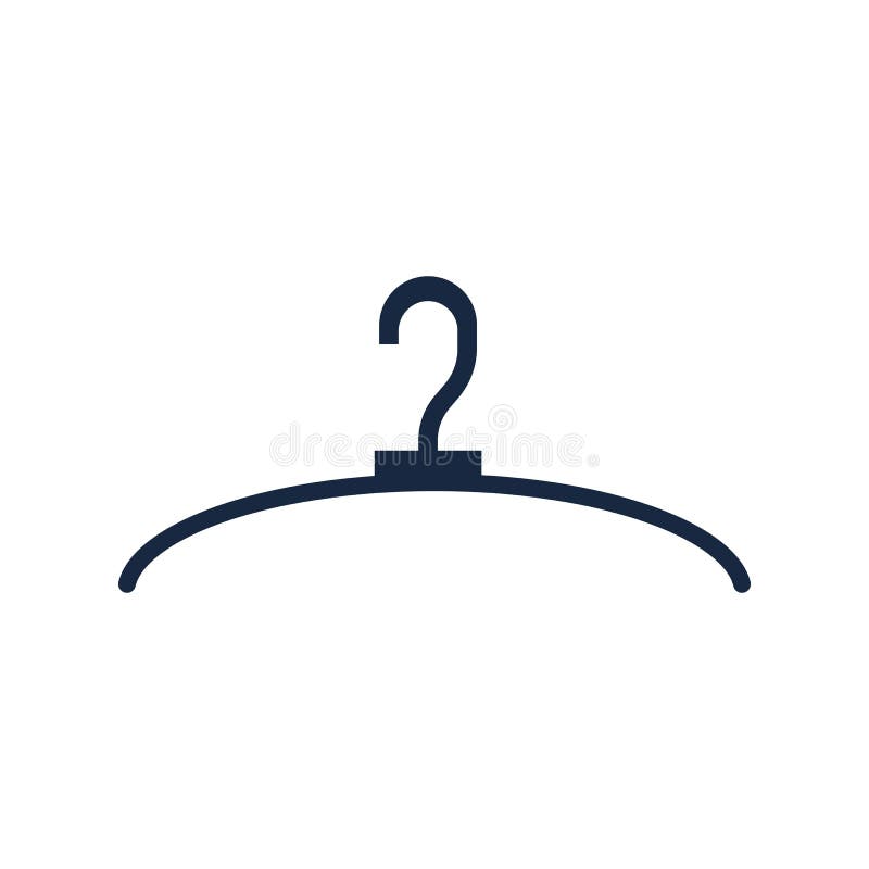 Hanger with Cloth Icon, Outline Style Stock Vector - Illustration of ...