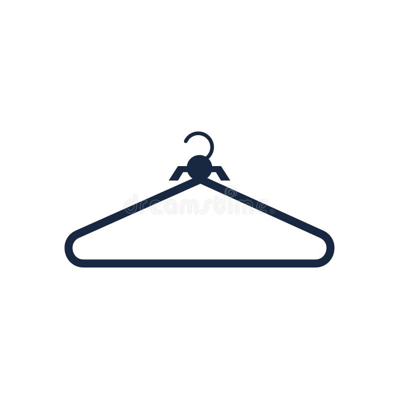 Hanger with Cloth Icon, Outline Style Stock Vector - Illustration of ...