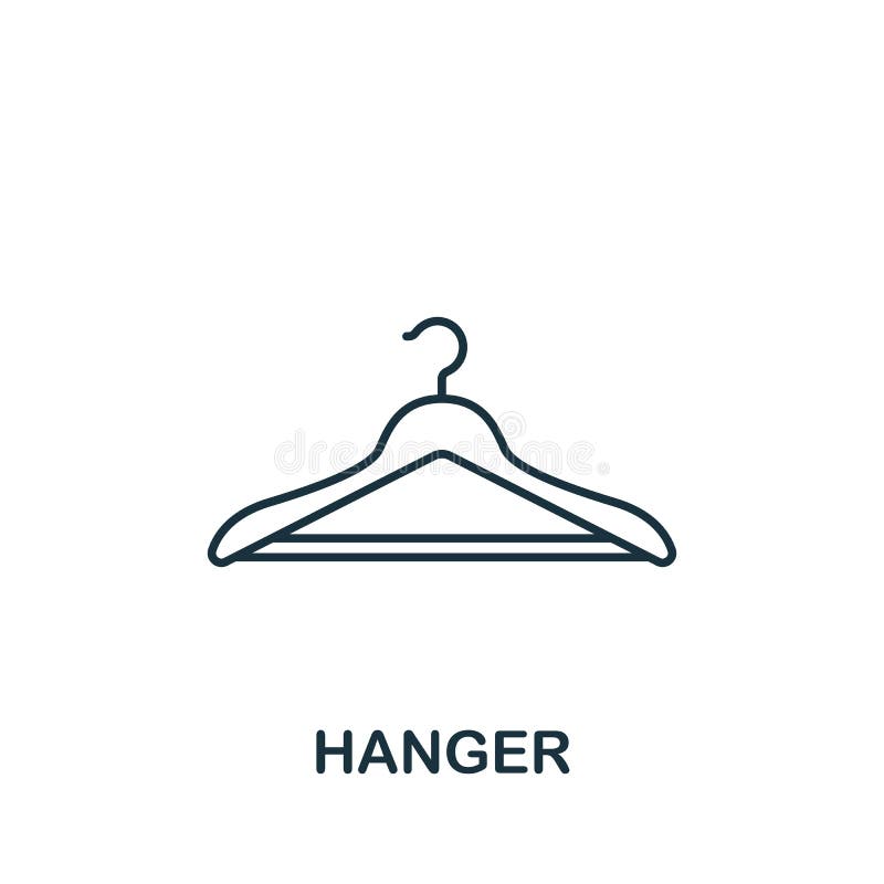 Hanger Icon. Monochrome Simple Clothes Icon for Templates, Web Design ... Hanger Icon. Monochrome Simple Clothes Icon for Templates, Web Design ...