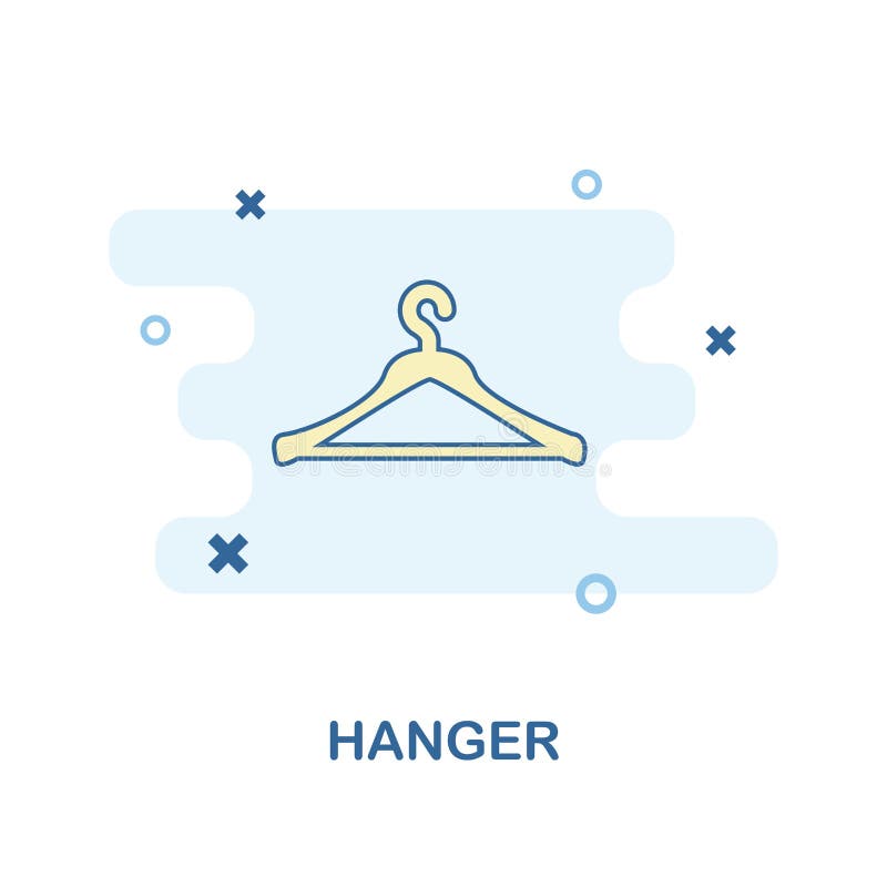 Hanger Icon. Monochrome Style Design from Clothes Icon Collection. UI ...