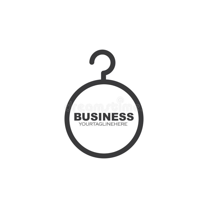 Hanger Logo Icon Vector Illustration Design Stock Vector - Illustration ...
