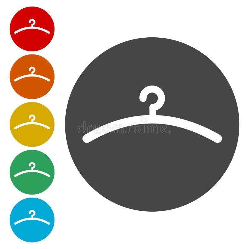 Hanger Sign Icon, Hanger Icon Stock Vector - Illustration of hook ...