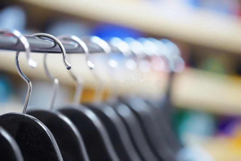 Hangers stock photo. Image of apparel, drycleaning, fashion - 64827378
