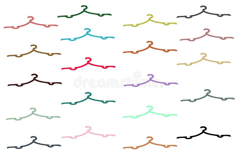 Coat Hangers Clip Art Stock Illustrations – 35 Coat Hangers Clip Art ...