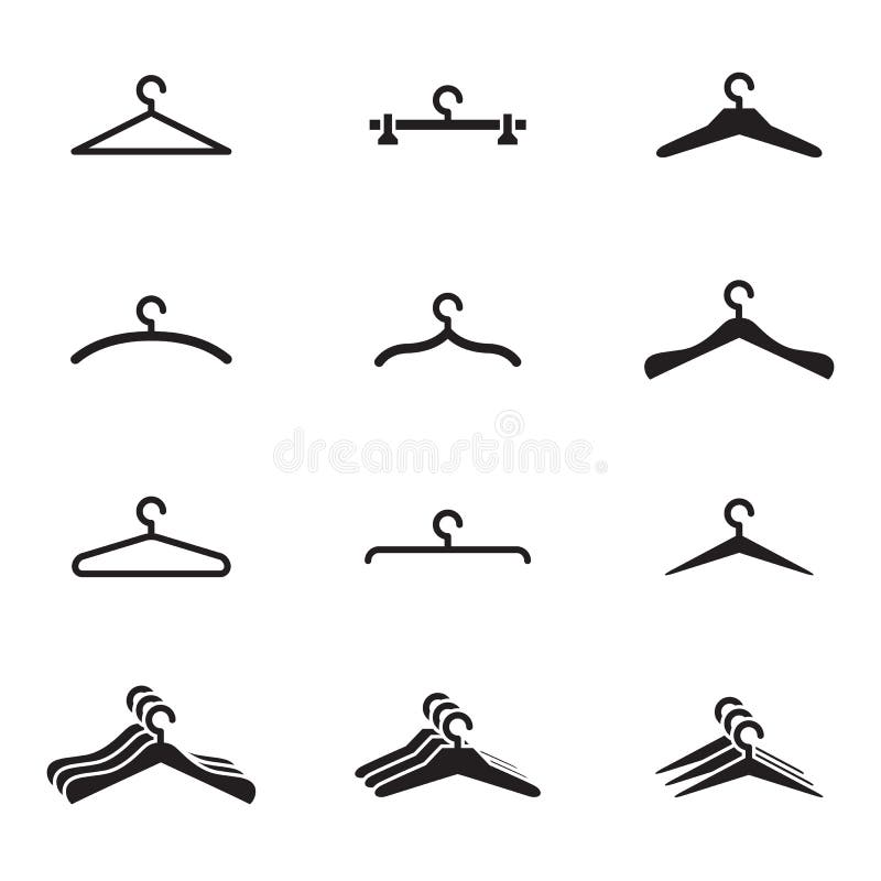 Coat Hangers Clip Art Stock Illustrations – 33 Coat Hangers Clip Art ...