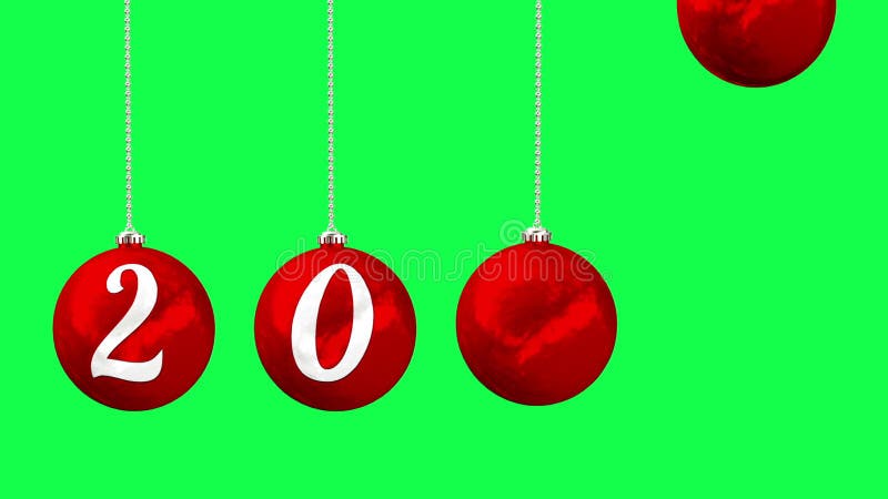 Hanging Baubles Spelling Out 2015 Stock Footage - Video of graphic ...