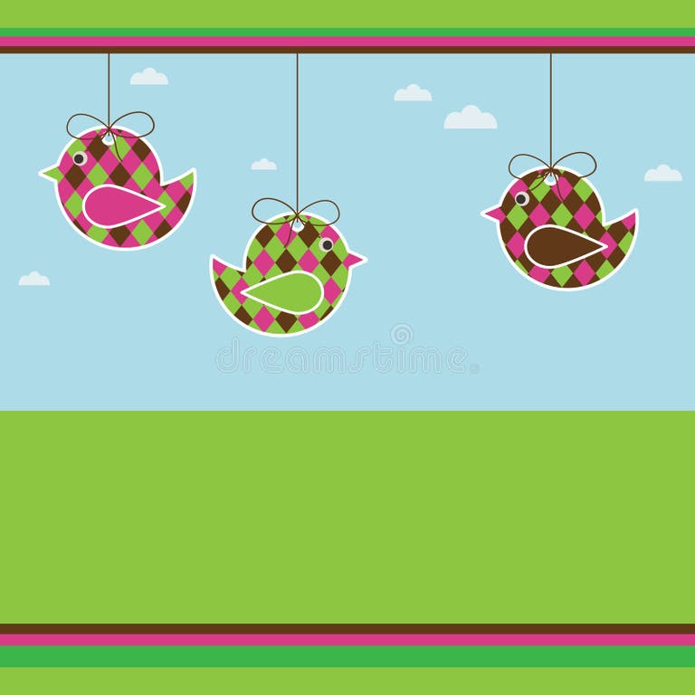 Hanging Birds Stock Illustrations – 3,811 Hanging Birds Stock ...