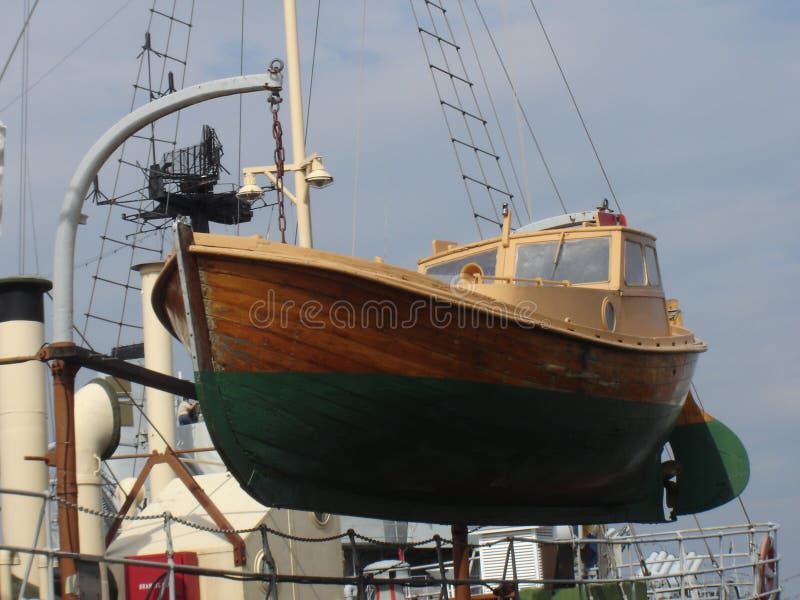 Hanging boat stock image. Image of boat, wooden, ship, blue - 563645