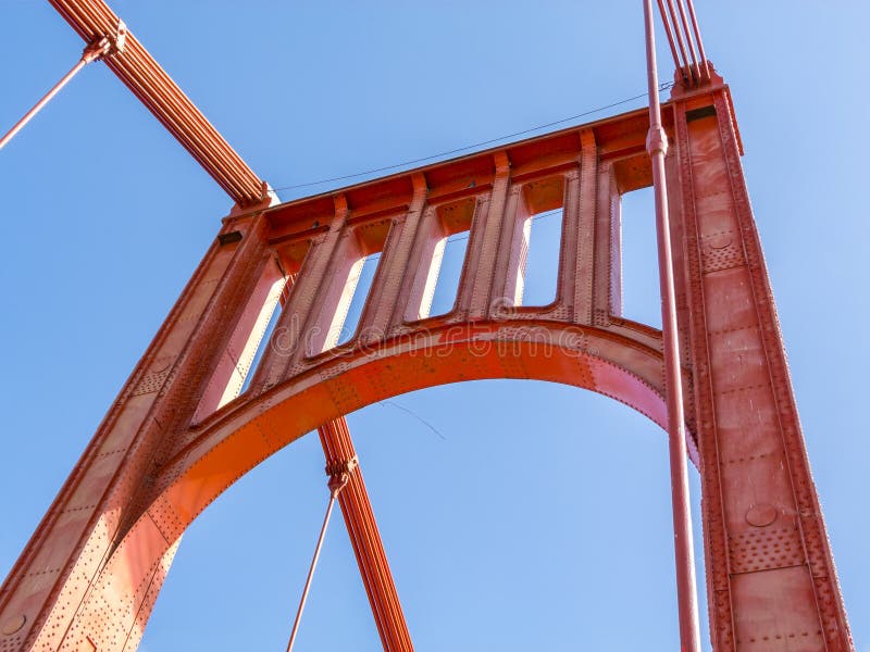 Structure Over an Arch of a Bridge Stock Image - Image of gate ...