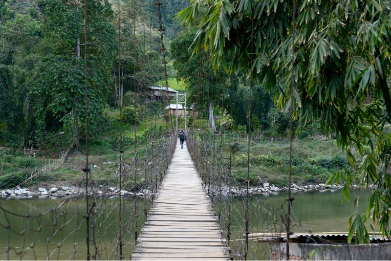 Hanging Bridge editorial image. Image of india, dailylife - 36870235