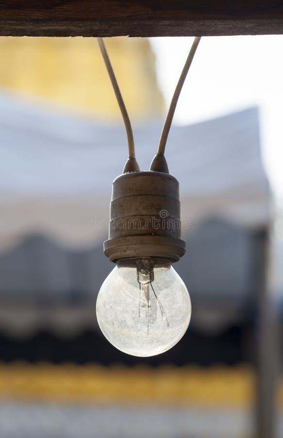 A hanging bulb stock image. Image of bulb, environment - 34294519