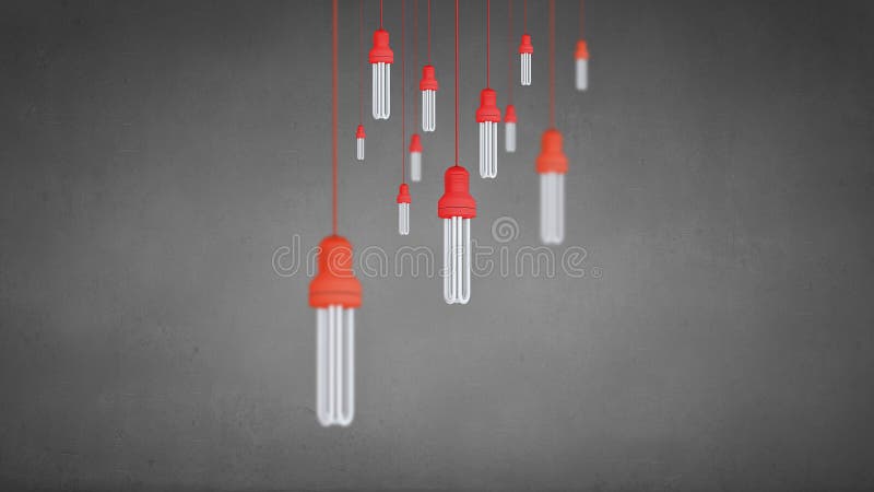 Hanging bulbs stock image. Image of fluorescent, hang - 56710237