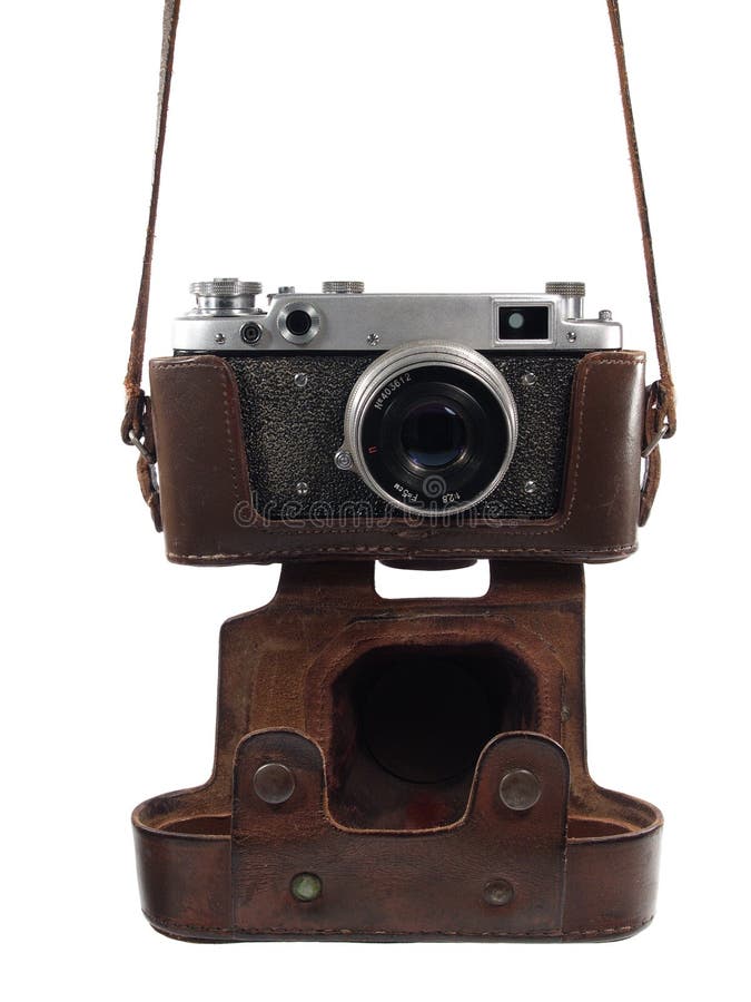 The hanging camera stock photo. Image of shoot, retro - 37872246