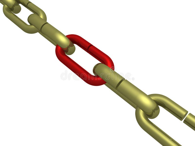 Hanging chain. stock illustration. Illustration of shine - 2169660