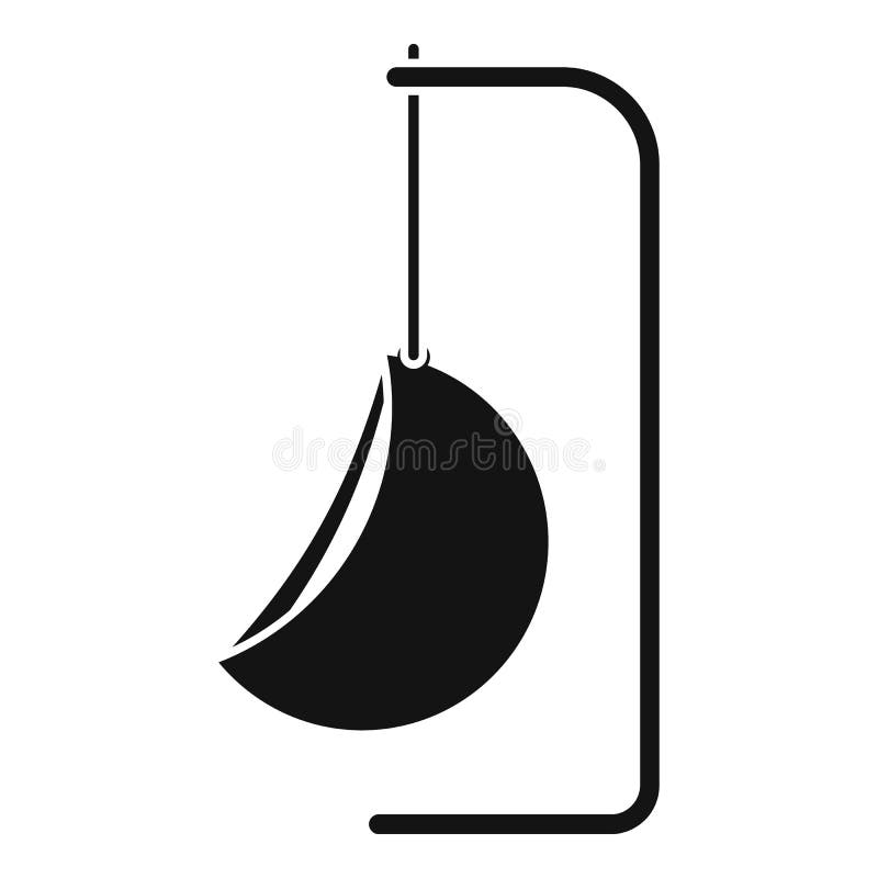 Hanging Chair Icon, Simple Style Stock Vector - Illustration of icon ...