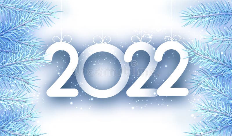 Hanging 2022 Sign on Blue Background Stock Vector - Illustration of ...