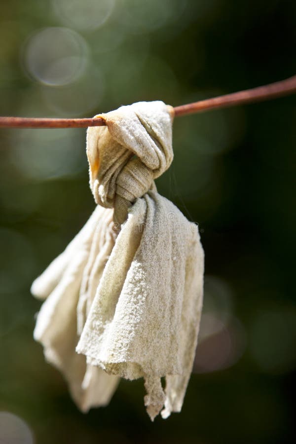 Hanging Cloth stock photo. Image of closeup, rust, wire - 21748392