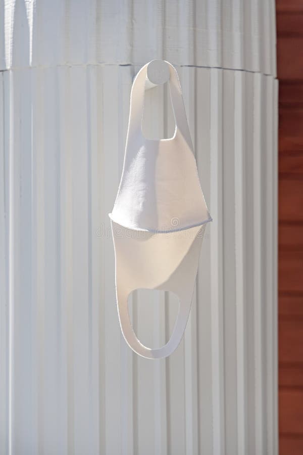 Hanging Cloth Mask stock photo. Image of 2021, europe - 229677134