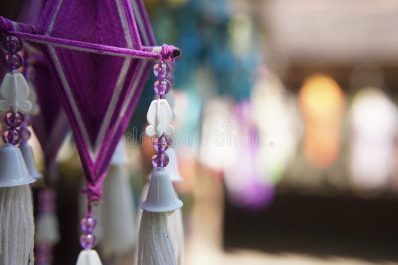 Hanging Decorative Knitting Wool Handicraft Stock Photo - Image of ...