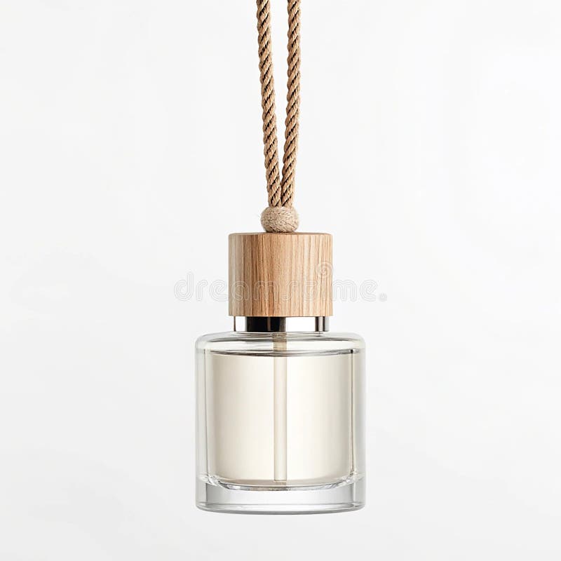 Hanging Diffuser Bottle with Rope Cap for Car Scent Stock Illustration ...