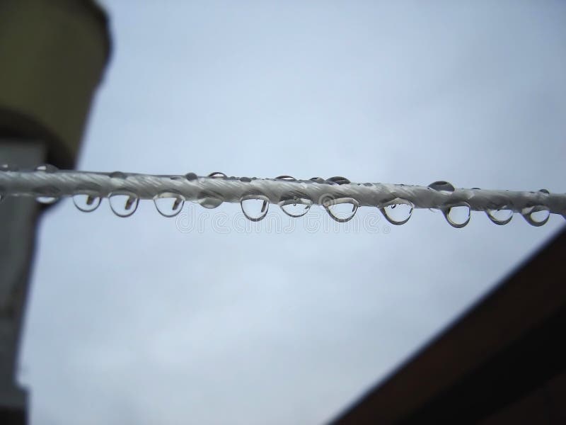 Hanging drops stock photo. Image of cold, close, clothes - 41574