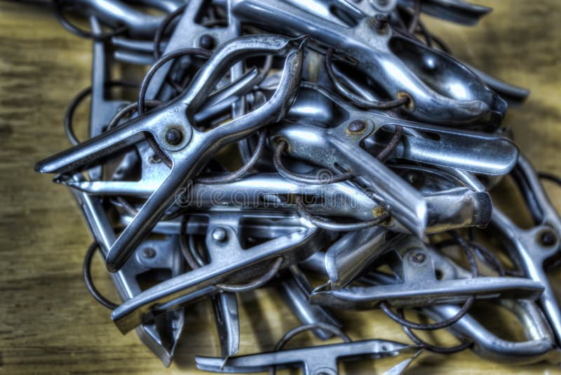 Hanging Dryer Clips. Suitable for Both Indoor and Outdoor Use. Stock ...