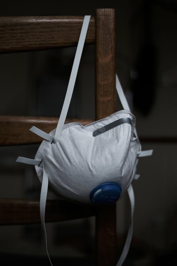 Hanging dust mask stock photo. Image of wooden, risk - 177435596