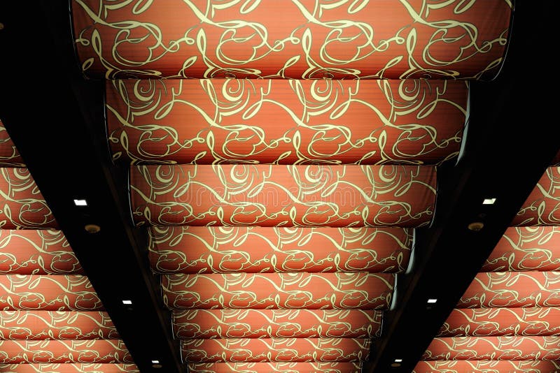 Hanging fabric stock image. Image of ceiling, interior - 17494019