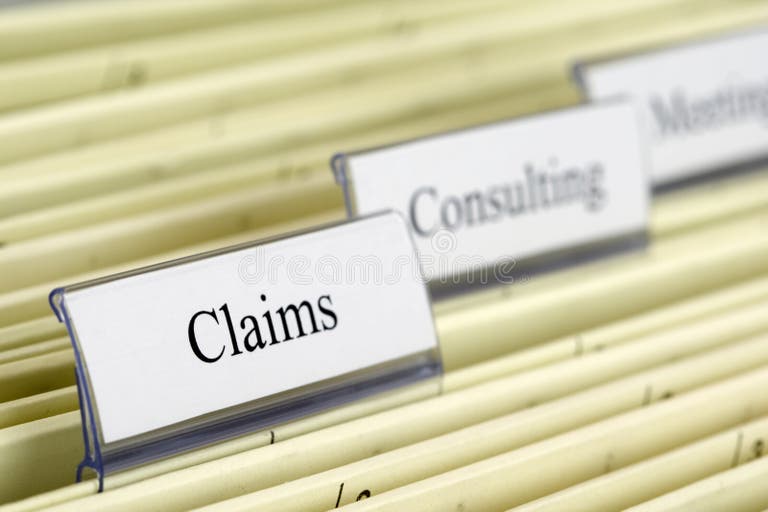 Hanging file Claims stock image. Image of claim, files - 10078659