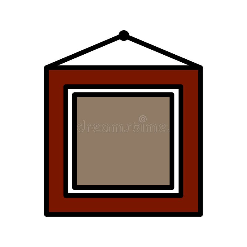 Hanging Frame. Vector Illustration. Stock Image Stock Vector ...