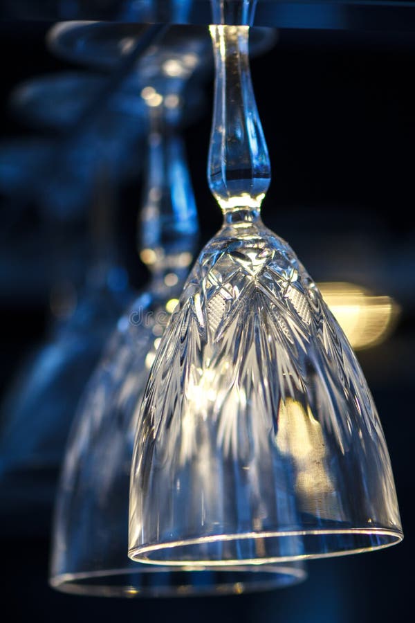Hanging Glass stock image. Image of barware, hanging - 43043055