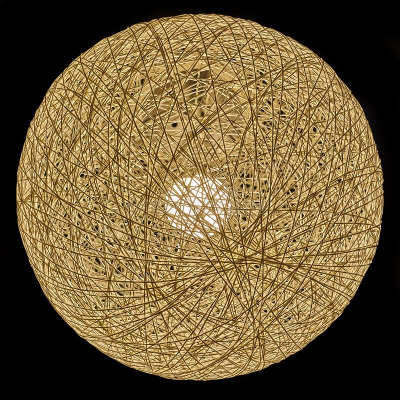 Hanging Globe Shaped Lamp Shade Stock Image - Image of modern, hanging ...