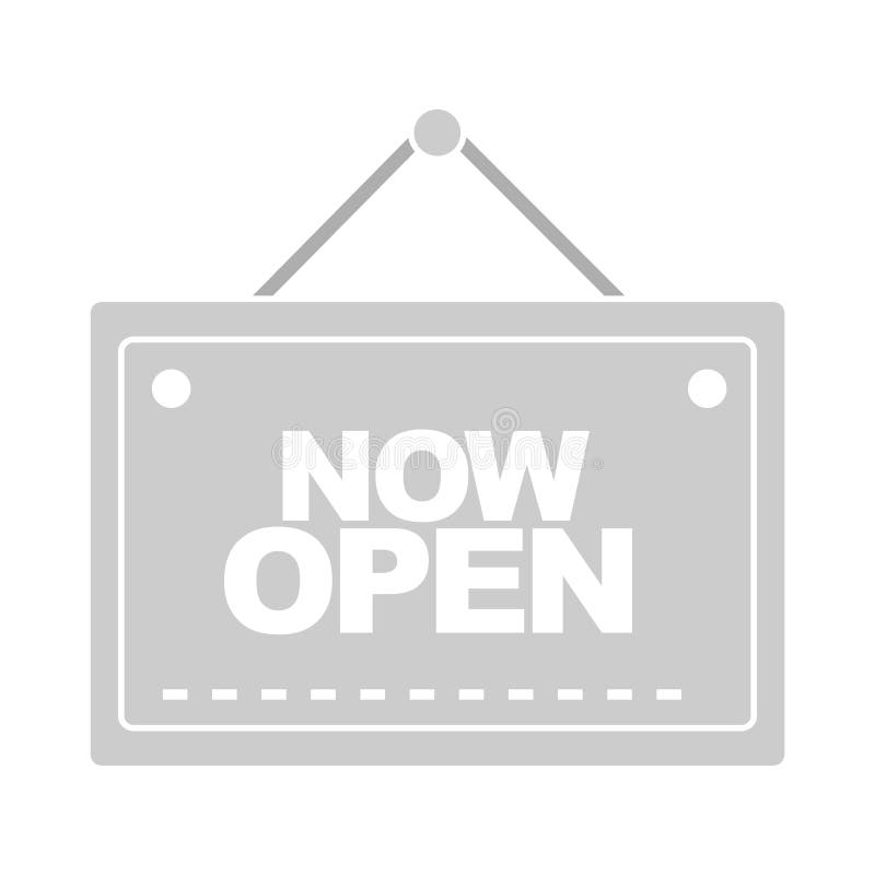 Now Open Sign Stock Illustrations – 5,514 Now Open Sign Stock ...