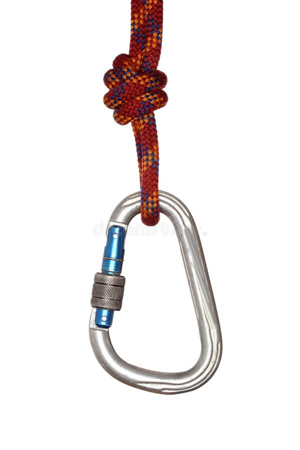 Hook and red rope stock photo. Image of isolated, cord - 156690622