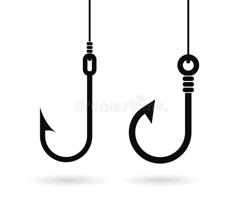 Hanging Hook on String Vector Icon Stock Vector - Illustration of icon ...