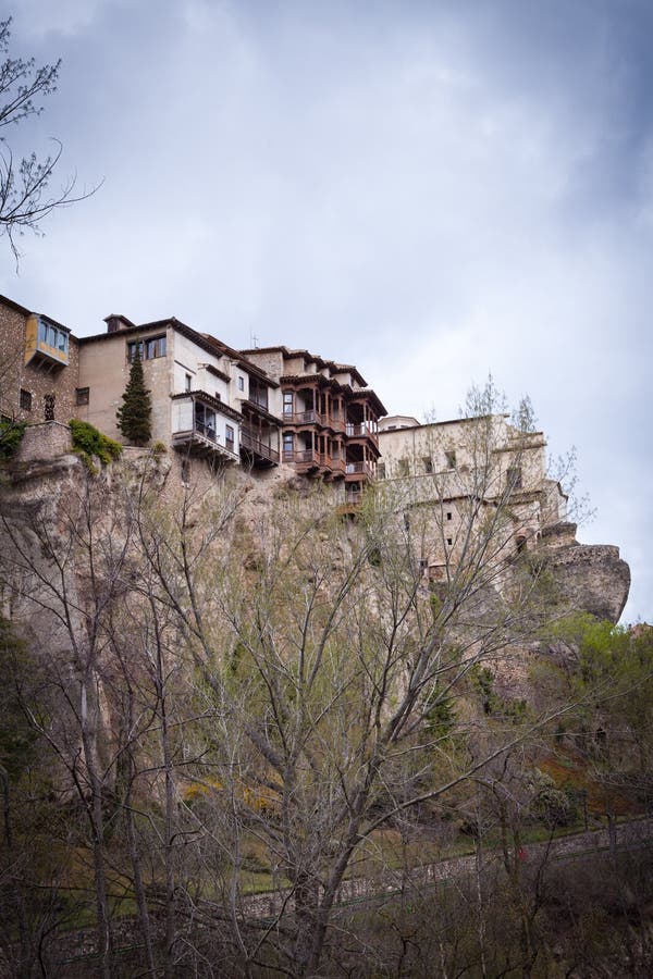 Hanging house stock image. Image of rocks, clouds, house - 24414325
