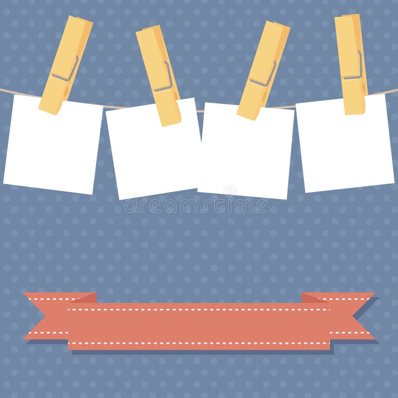 Hanging Invitation stock vector. Illustration of message - 54954967