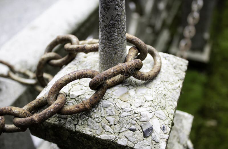 Hanging iron chains stock photo. Image of grunge, bond - 137600722