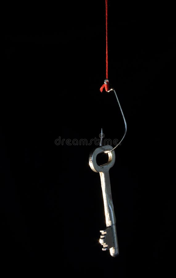 Hanging key stock photo. Image of fastened, security, connection - 8651832