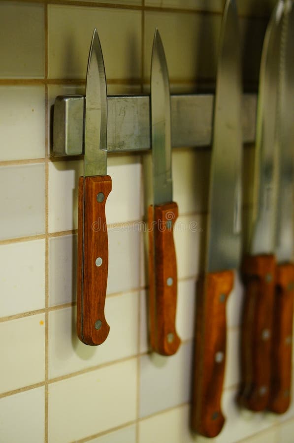 Hanging knives stock photo. Image of knives, hanging - 48912654