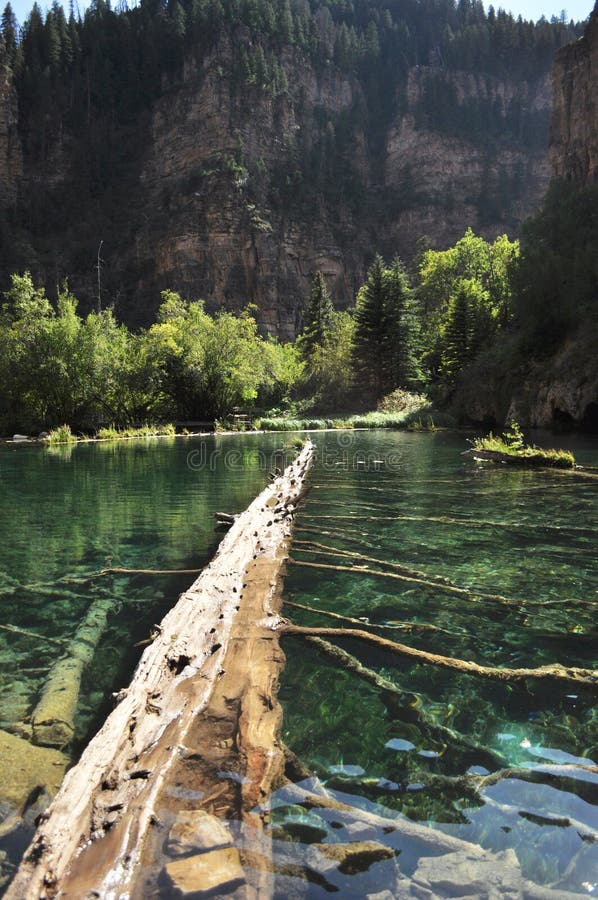 Hanging Lake stock photo. Image of peaceful, long, hanging - 12831484