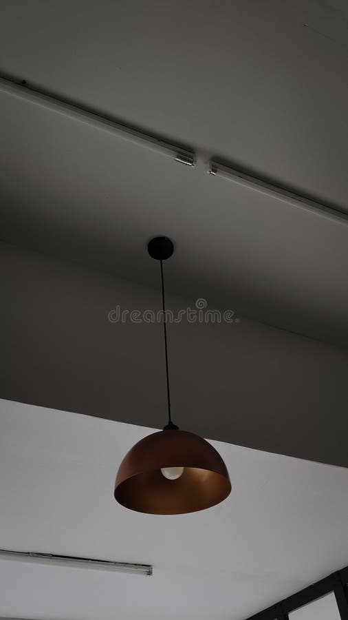 Hanging Lamp in the Room. Aesthetic Decoration Stock Photo - Image of ...