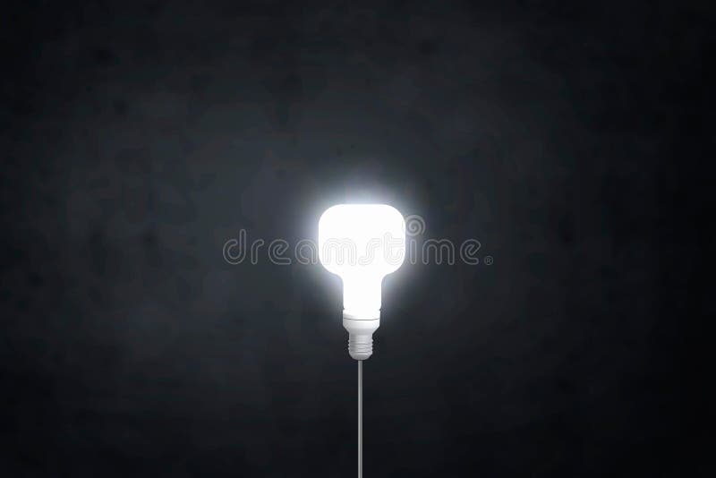 Hanging light bulb stock photo. Image of illuminated - 58594672
