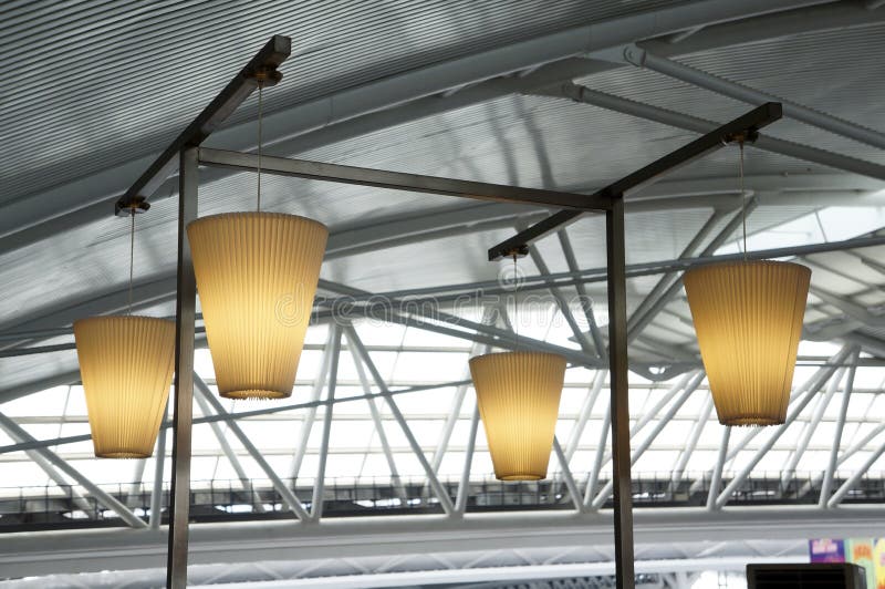 Hanging lights stock image. Image of lightning, bright - 34152201