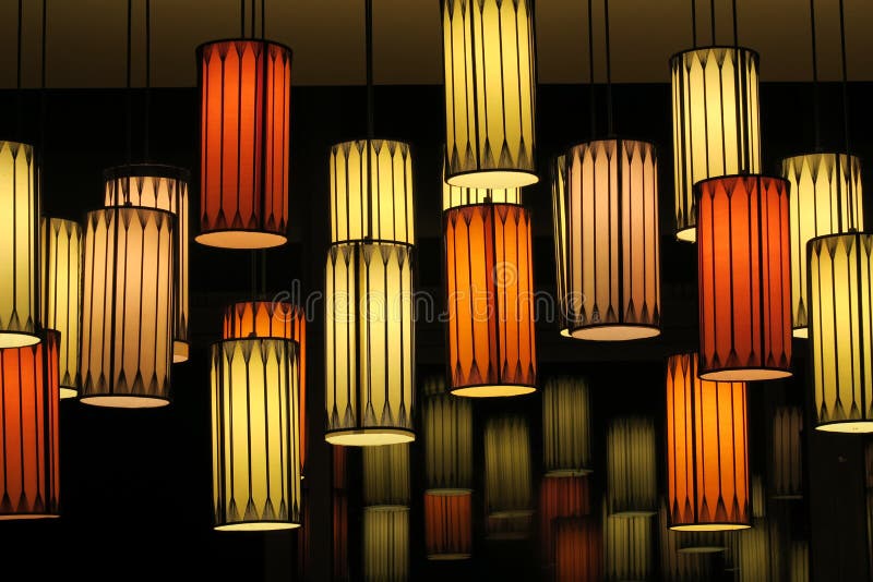 Hanging lights stock image. Image of lamp, energy, illuminate - 50821687