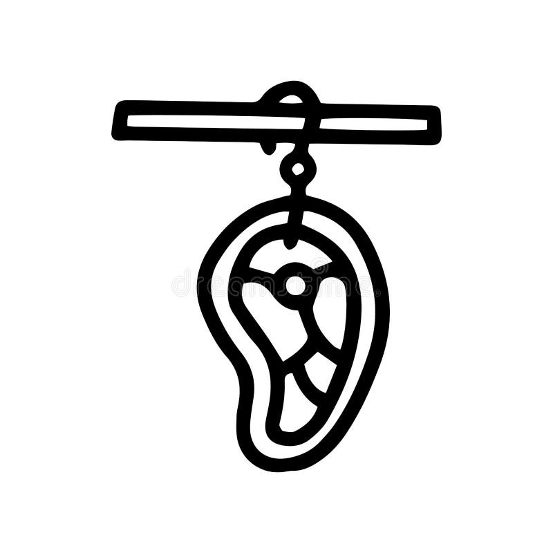 Meat Hanging Icon Stock Illustrations – 646 Meat Hanging Icon Stock ...