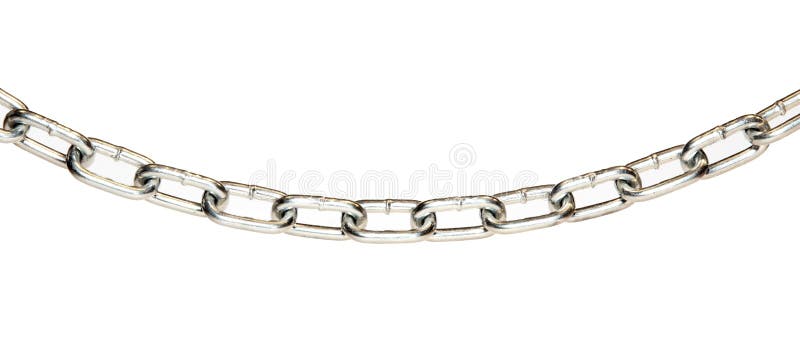 Hanging Metal Chain Isolated Stock Image - Image of iron, chain: 35134451