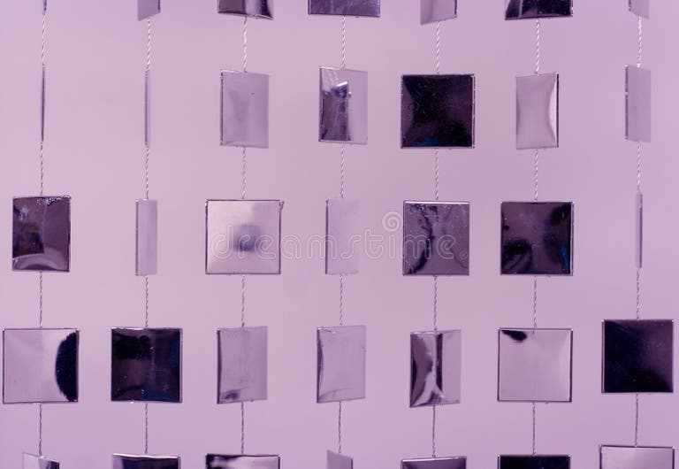 Hanging mirrored squares stock photo. Image of discoteque - 1331198