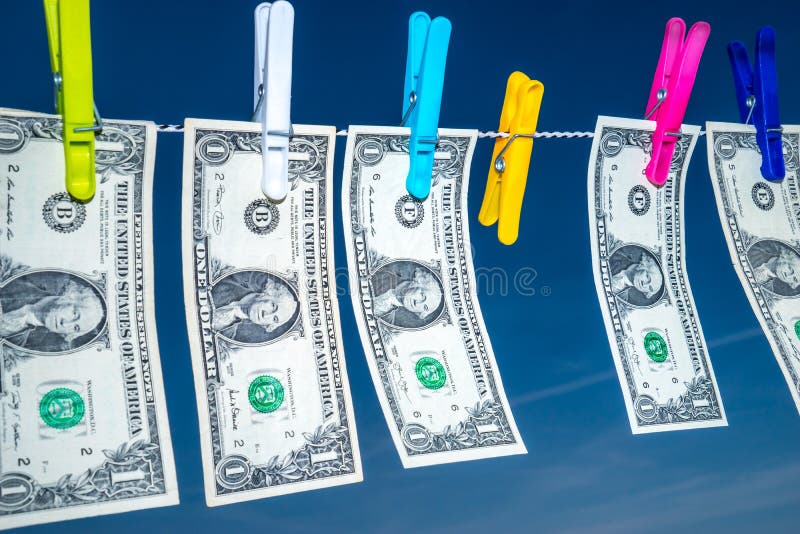 Hanging money stock photo. Image of inspiration, paper - 31383618